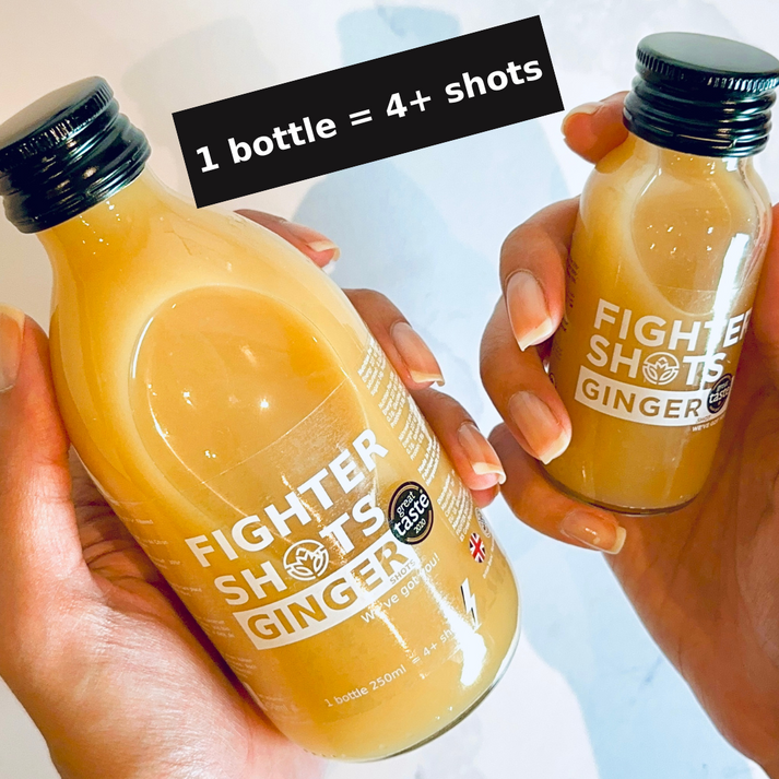 Fighter Shots 100% Natural Ginger Dosing bottle - 250ml – fightershots