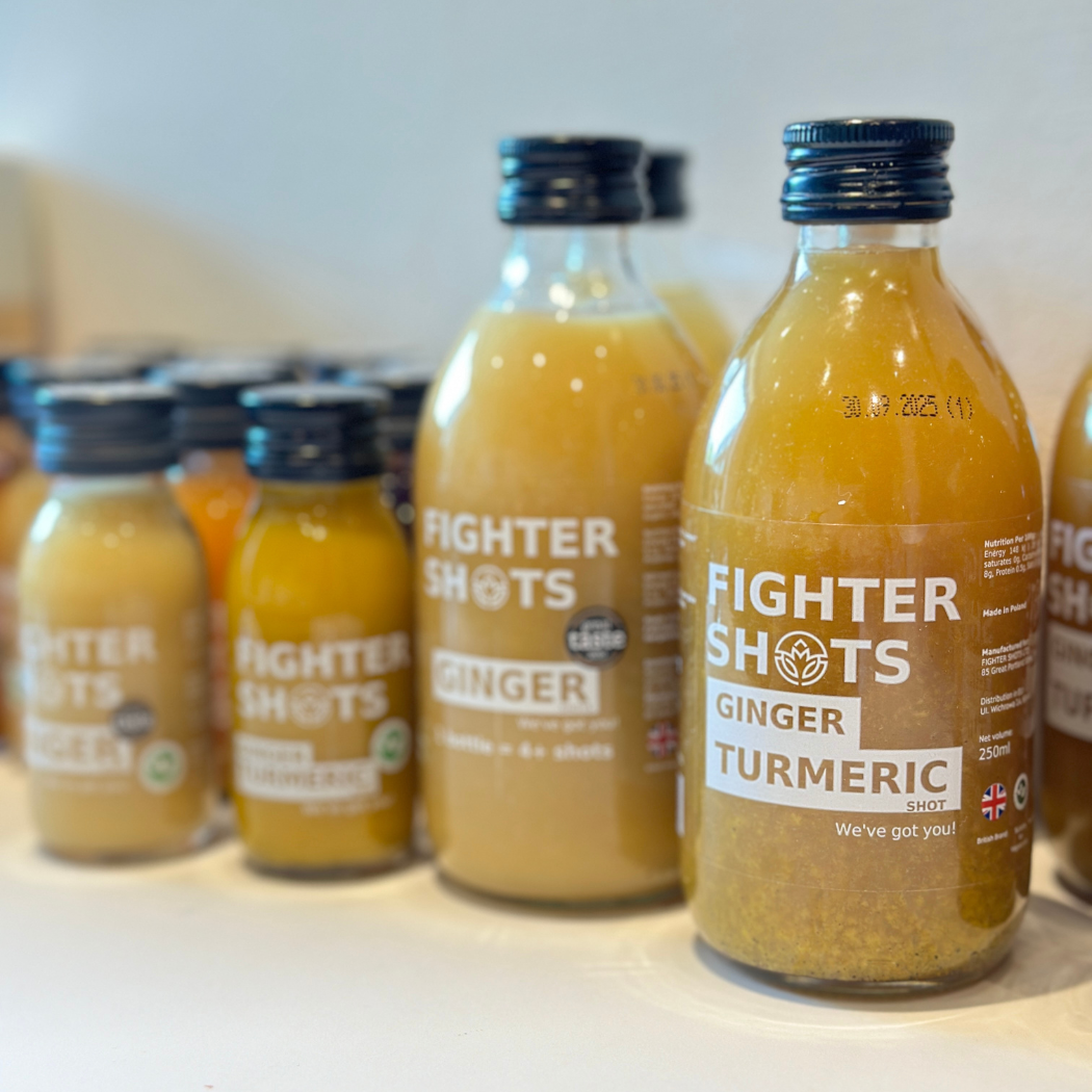 Fighter Shots 100% Natural Turmeric Dosing bottle - 250ml – fightershots